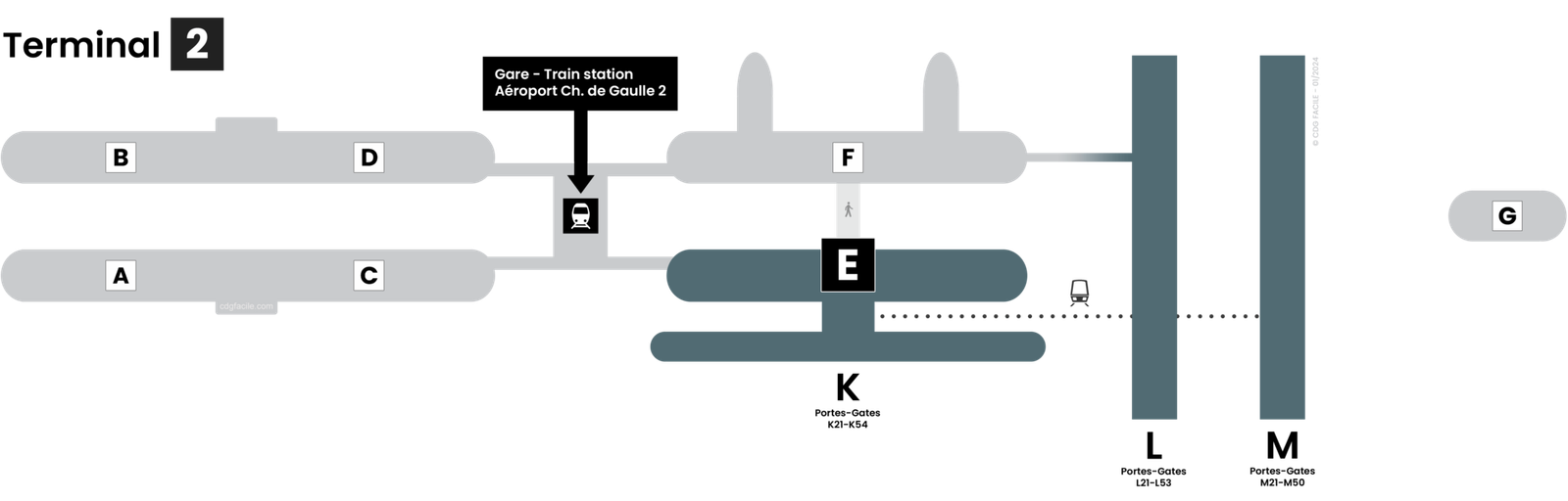 Terminal 2E - PARIS CHARLES DE GAULLE AIRPORT (CDG)