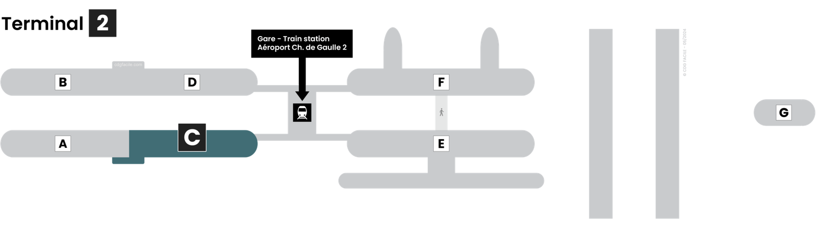 Terminal 2C - PARIS CHARLES DE GAULLE AIRPORT (CDG)