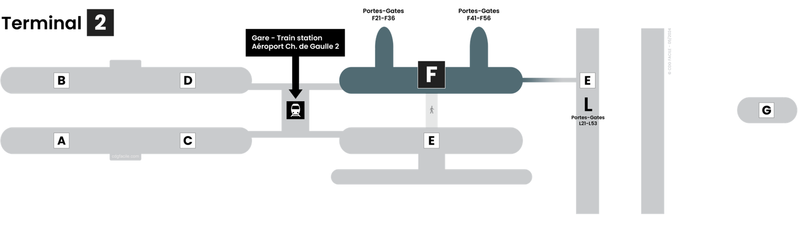 Terminal 2F - PARIS CHARLES DE GAULLE AIRPORT (CDG)